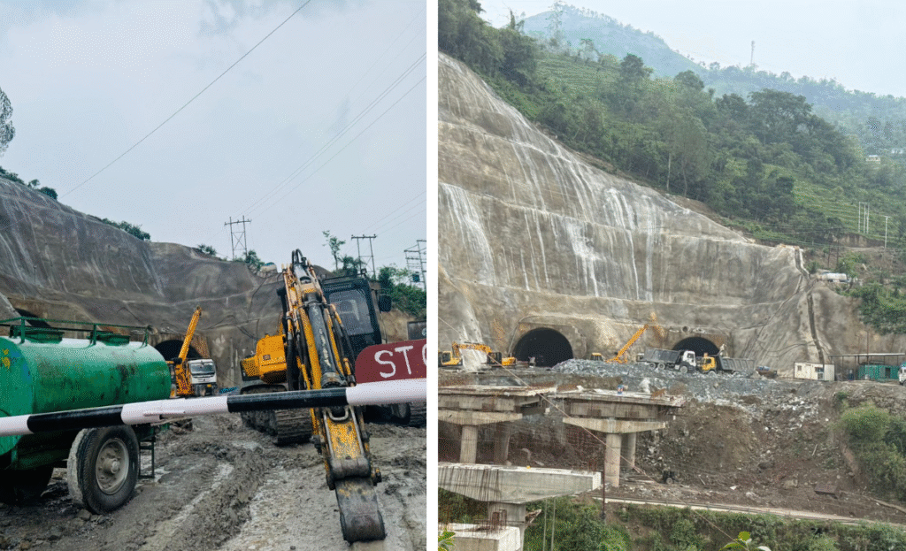 Work on strategic NH twin tunnels stops in Mandi, construction firm ...